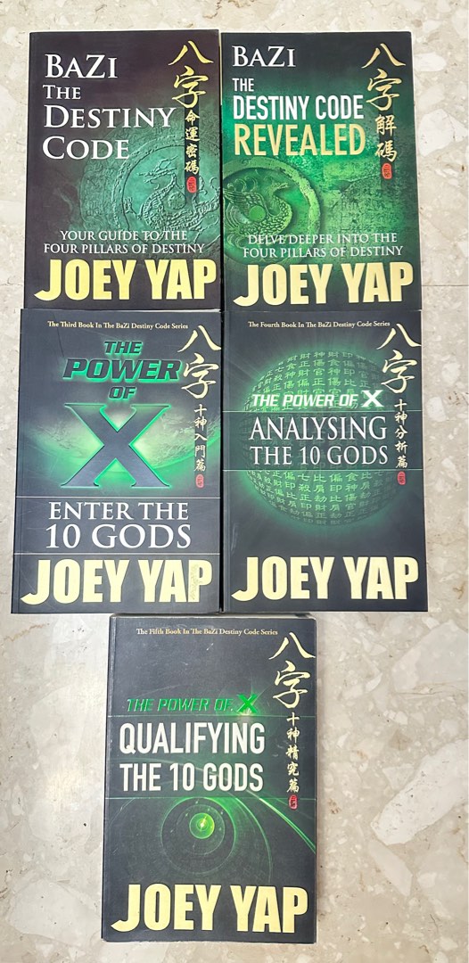 7 books -Joey Yap Bazi Destiny Code Series, The Ten Gods & QMDJ Sun Tze ...