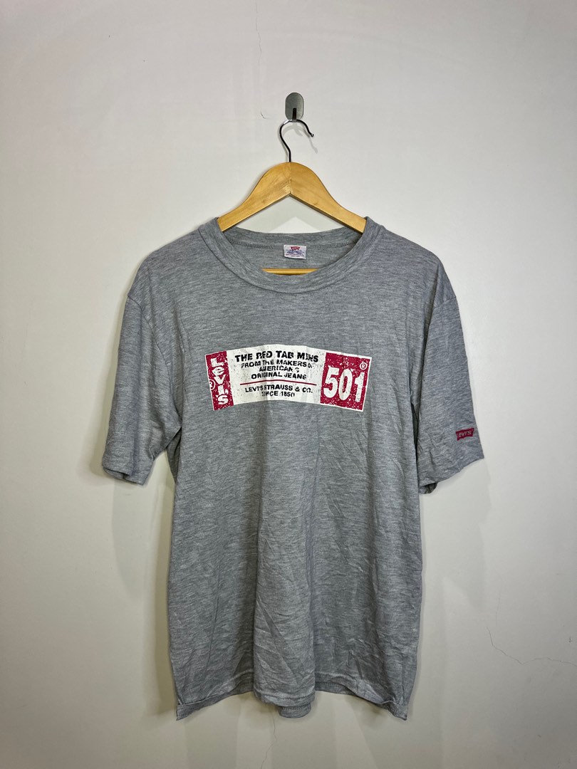 LEVIS 501, Men's Fashion, Tops & Sets, Tshirts & Polo Shirts on Carousell