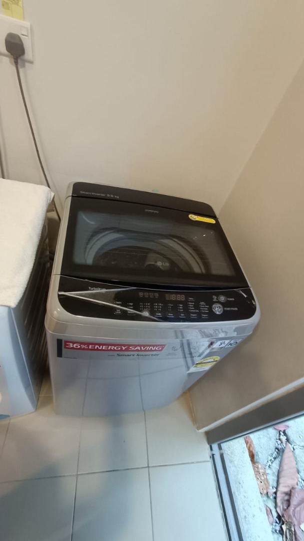 LG Smart Inverter Washing Machine 9KG, TV & Home Appliances, Washing Machines and Dryers on ...
