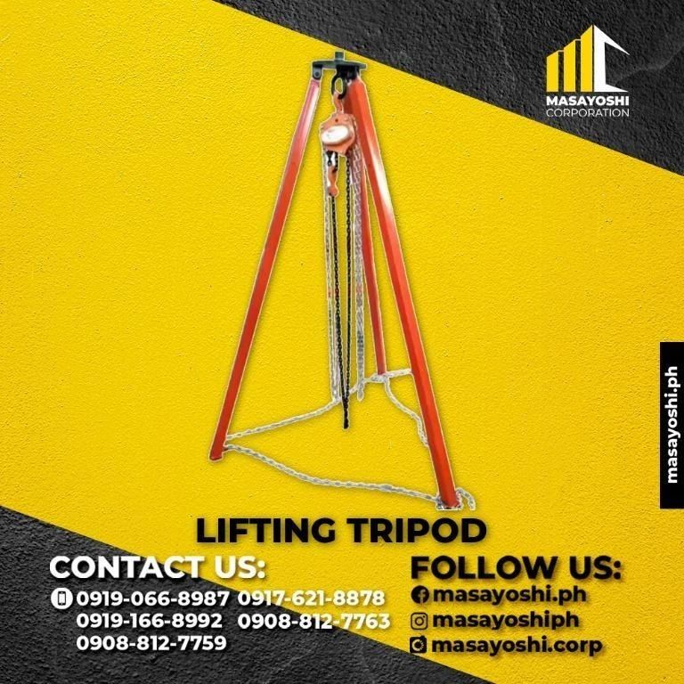 Lifting Tripod / Lifting Tripod with Chain Block / Lifting Device ...