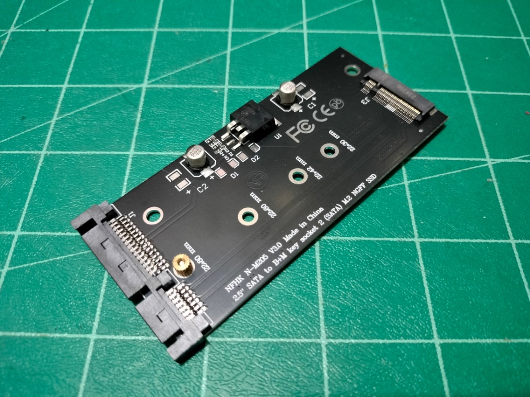 M.2 SSD SATA NGFF to 2.5" SATA 3 Converter Adapter Card, Computers ...