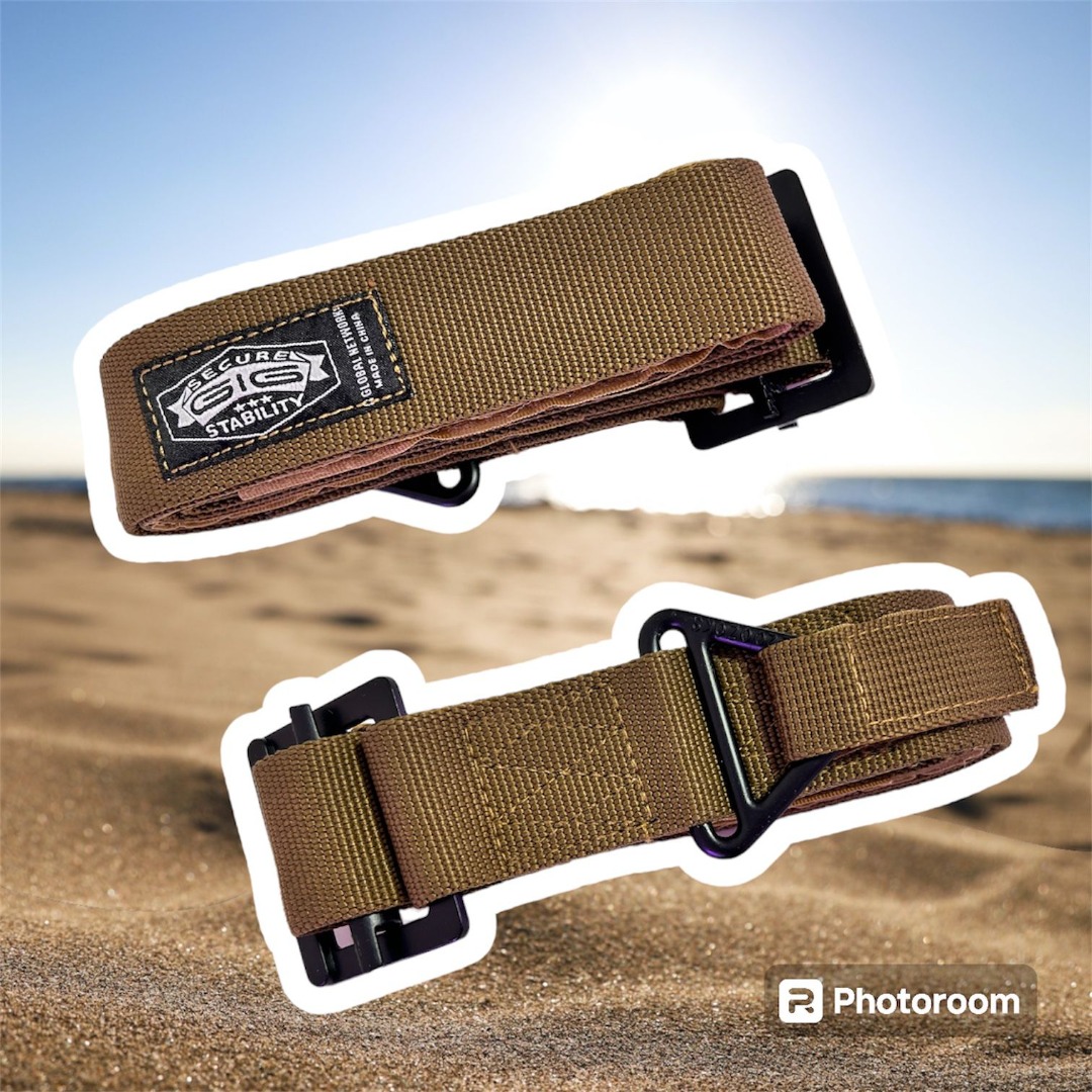 Men's Adjustable Military Canvas Rescue Rigger Belt (Size: 110 cm) 戰術腰帶 ...