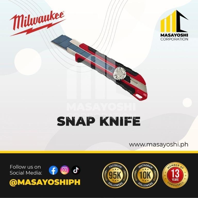 Milwaukee 25mm Snap Knife | Snap Knives 48-22-1962, Commercial ...