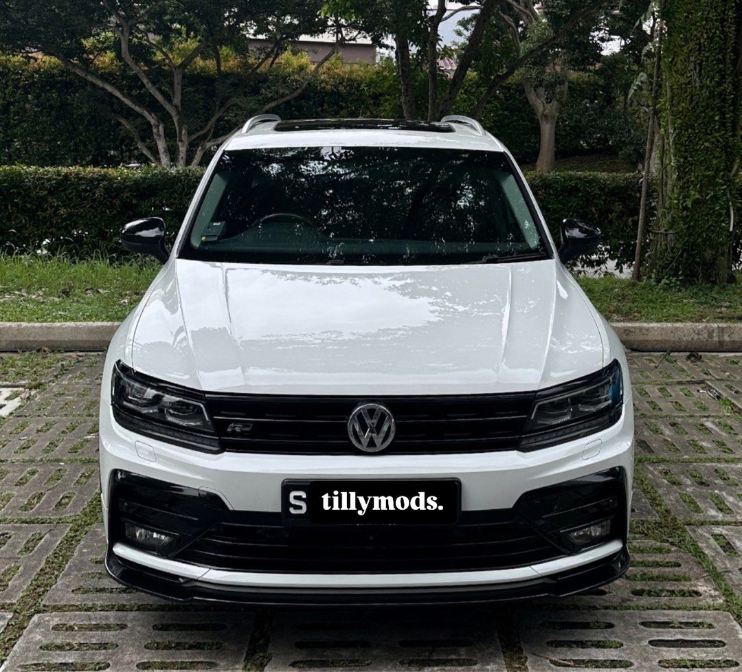 One piece Maxton Design front lip for Tiguan Mk2/2.5 R-line, Car ...