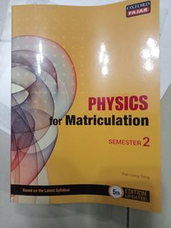 Past Year Exam Questions Physics for Matriculation, Hobbies & Toys ...