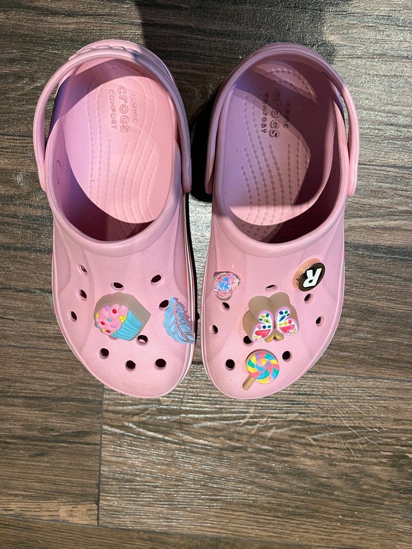 Pink crocs size 13 store