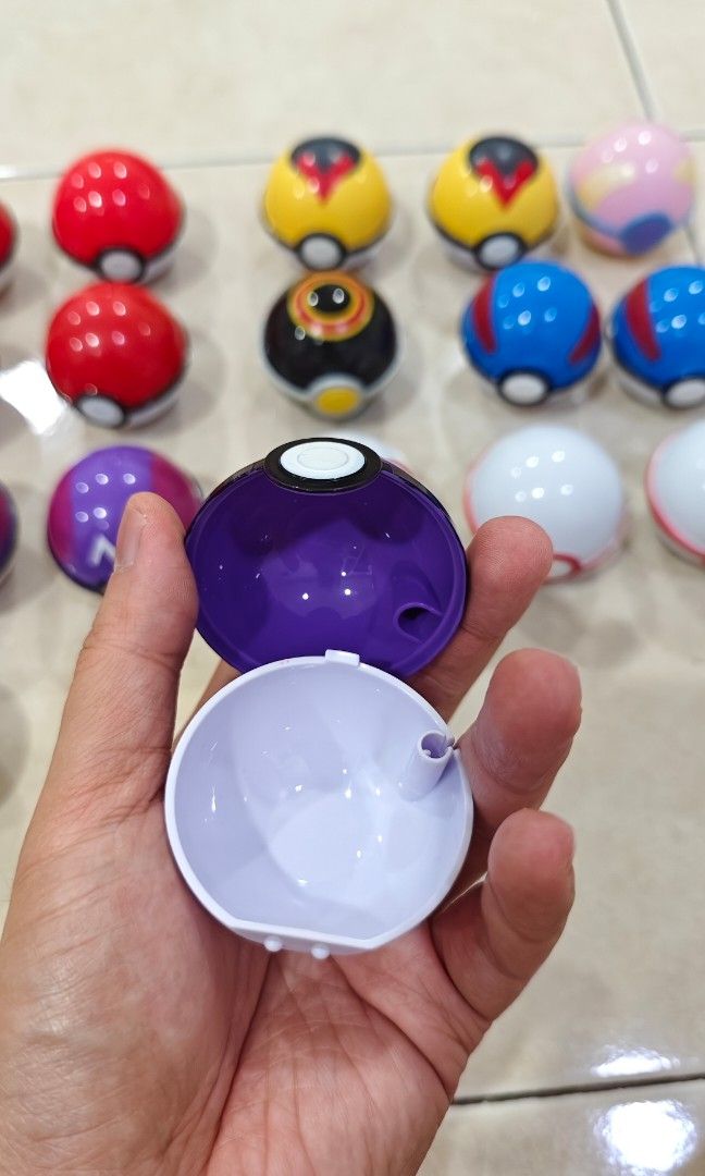Pokemon case pokeball masterball great ball premier ball, Hobbies ...