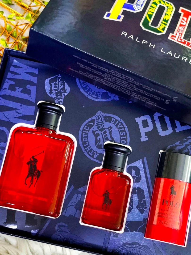 Polo Red Setx3 125ml+40ml+75g Vitamin Enriched Alcohol Free Deodorant ...