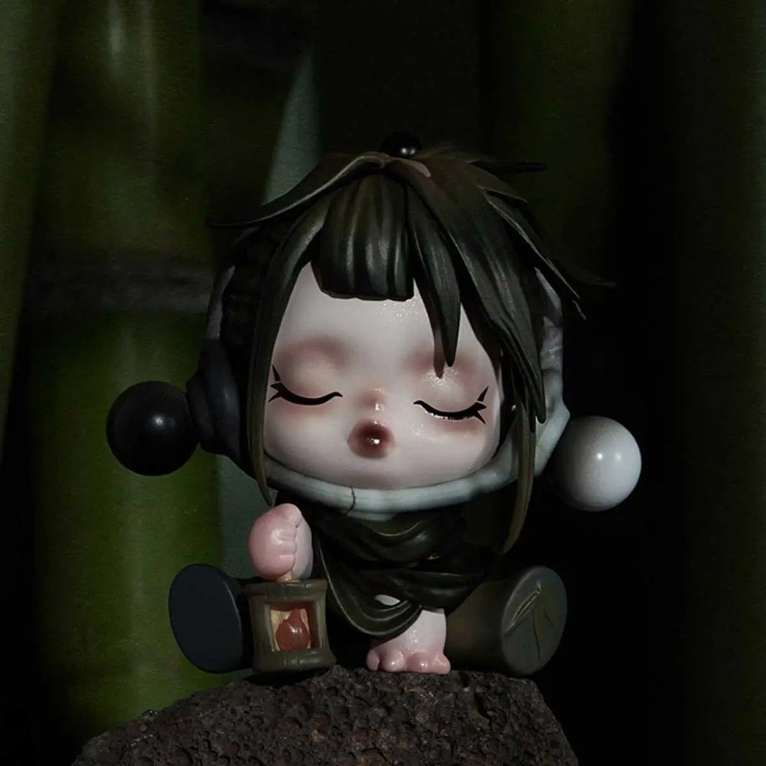 POPMART - SKULLPANDA The Ink Plum Blossom Series Figures, Hobbies ...