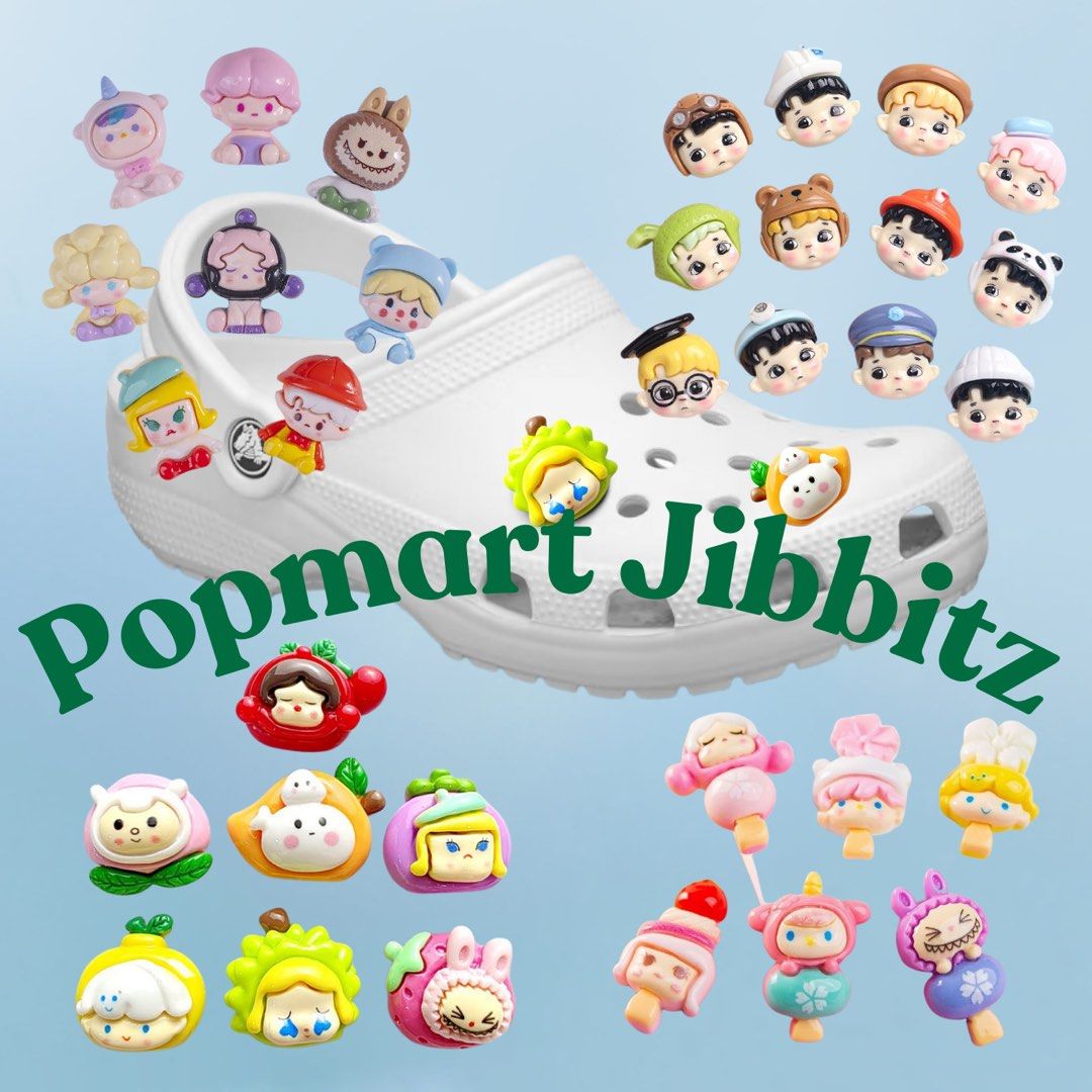 Popmart Crocs Jibbitz Charm, Hobbies & Toys, Toys & Games on Carousell