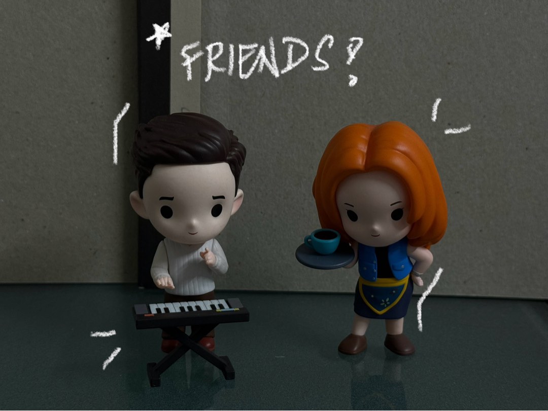 [POPMART] Friends Series - Ross / Rachel, Hobbies & Toys, Toys & Games ...