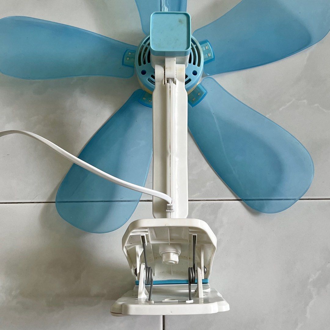 PowerPac Electric Mini Clip Fan, Portable Fan, Desk Fan, Wall Fan, Air ...