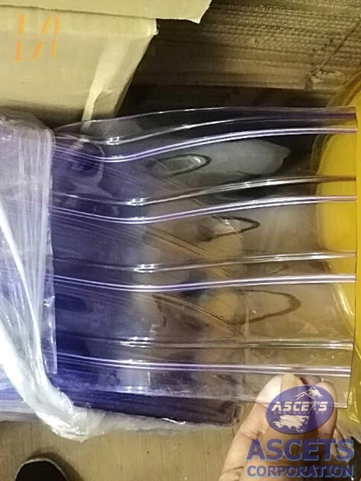 pvc curtain cllear or yellow rib per roll for warehouse, Commercial ...