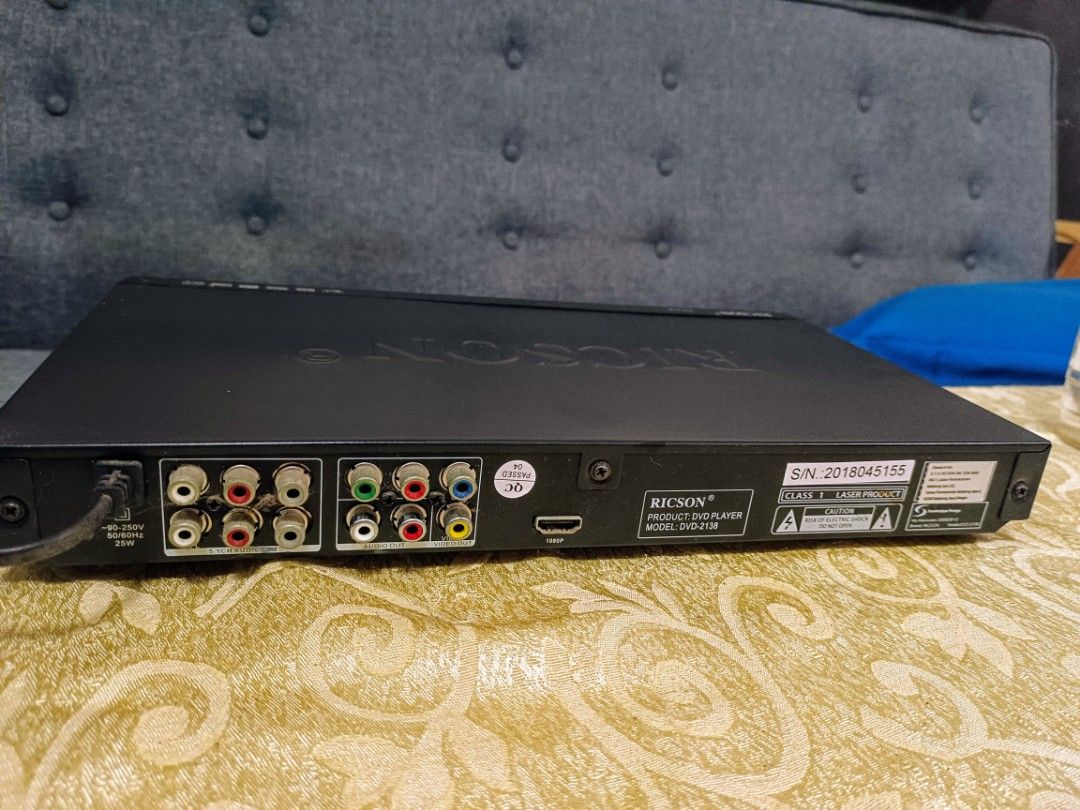 Ricson DVD player model : 2139, TV & Home Appliances, TV ...