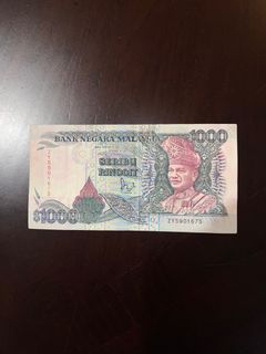 Rm10 Bank note malaysia, nombor siri cantik/serial number 9000000 ...