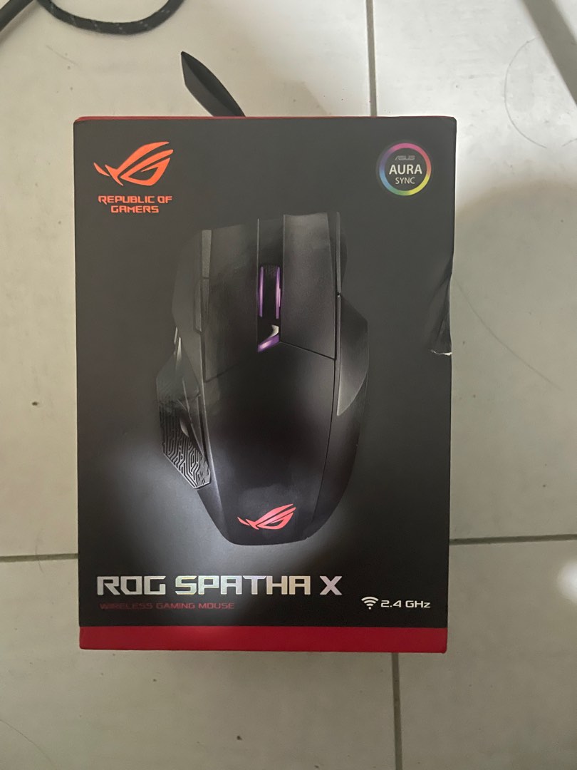 Rog Spatha X, Computers & Tech, Parts & Accessories, Mouse & Mousepads ...