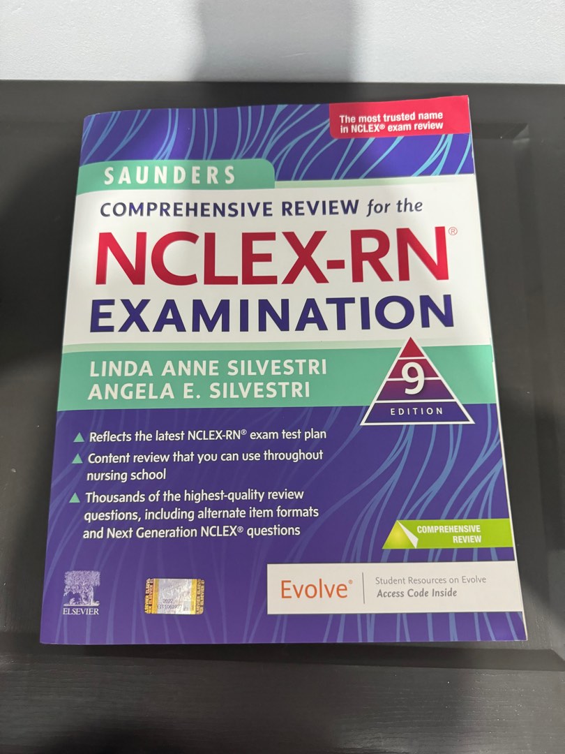 Saunders NCLEX Reviewer 9th Edition, Hobbies & Toys, Books & Magazines ...