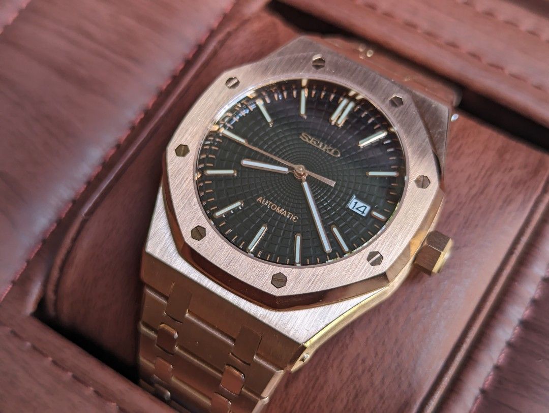 Seiko Mod Custom Bronze AP, Men's Fashion, Watches & Accessories ...