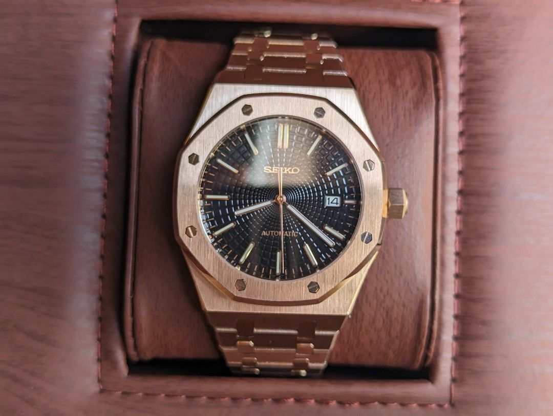 Seiko Mod Custom Bronze AP, Men's Fashion, Watches & Accessories ...