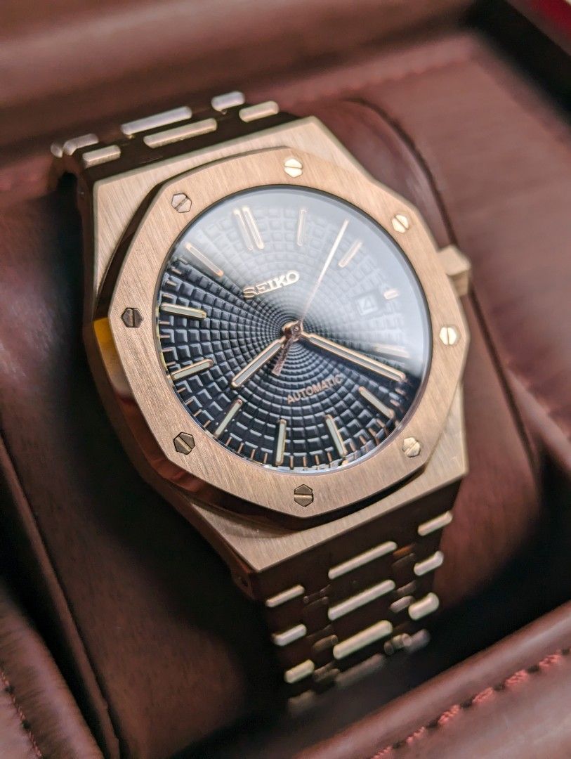 Seiko Mod Custom Bronze AP, Men's Fashion, Watches & Accessories ...