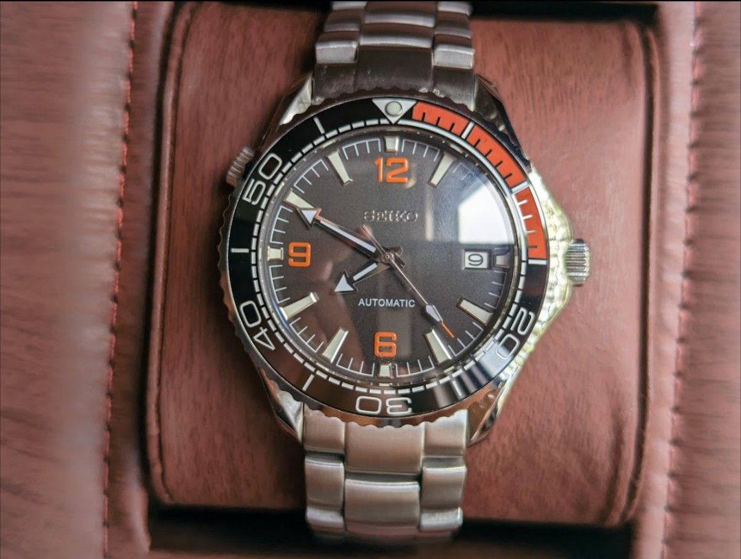 Seiko Mod Custom Seamaster Planet Ocean, Men's Fashion, Watches ...