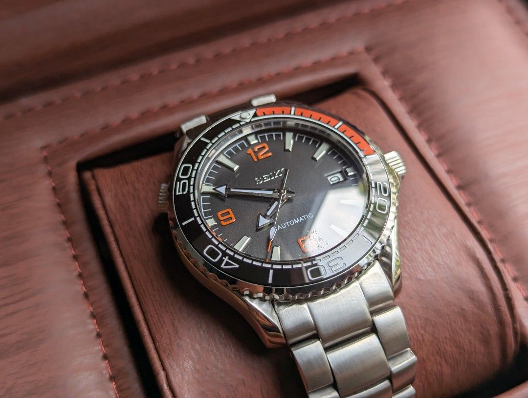 Seiko Mod Custom Seamaster Planet Ocean, Men's Fashion, Watches ...