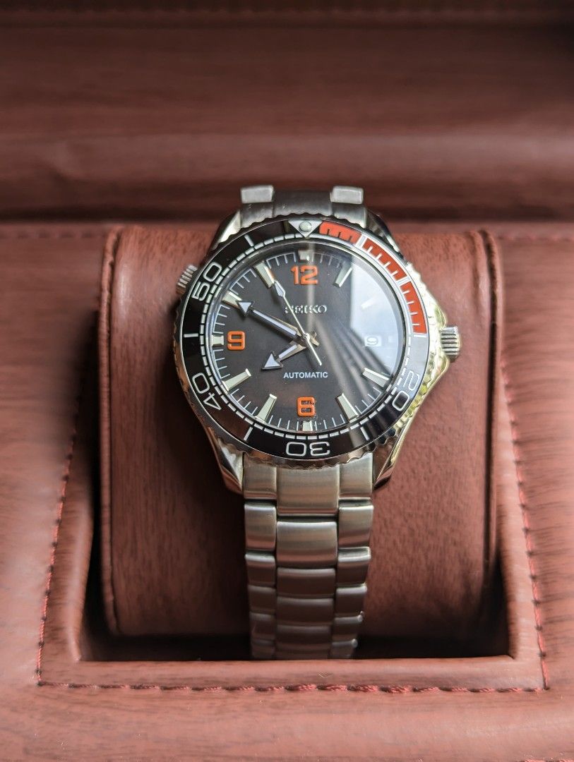 Seiko Mod Custom Seamaster Planet Ocean, Men's Fashion, Watches ...