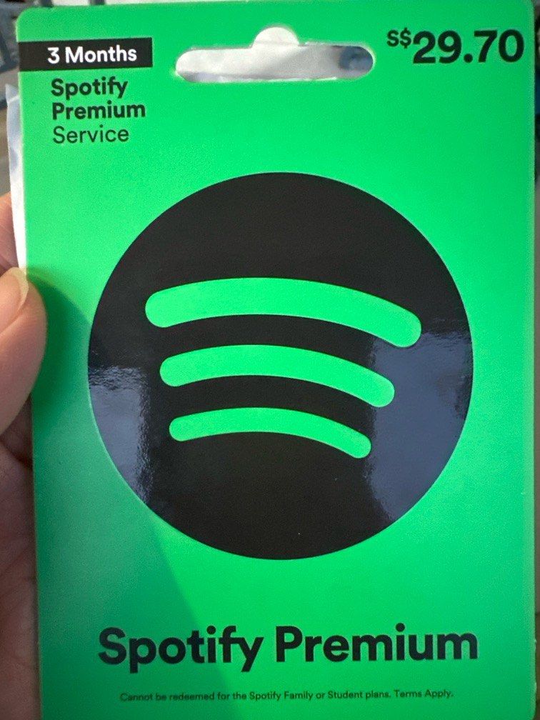 Spotify, Tickets & Vouchers, Store Credits on Carousell