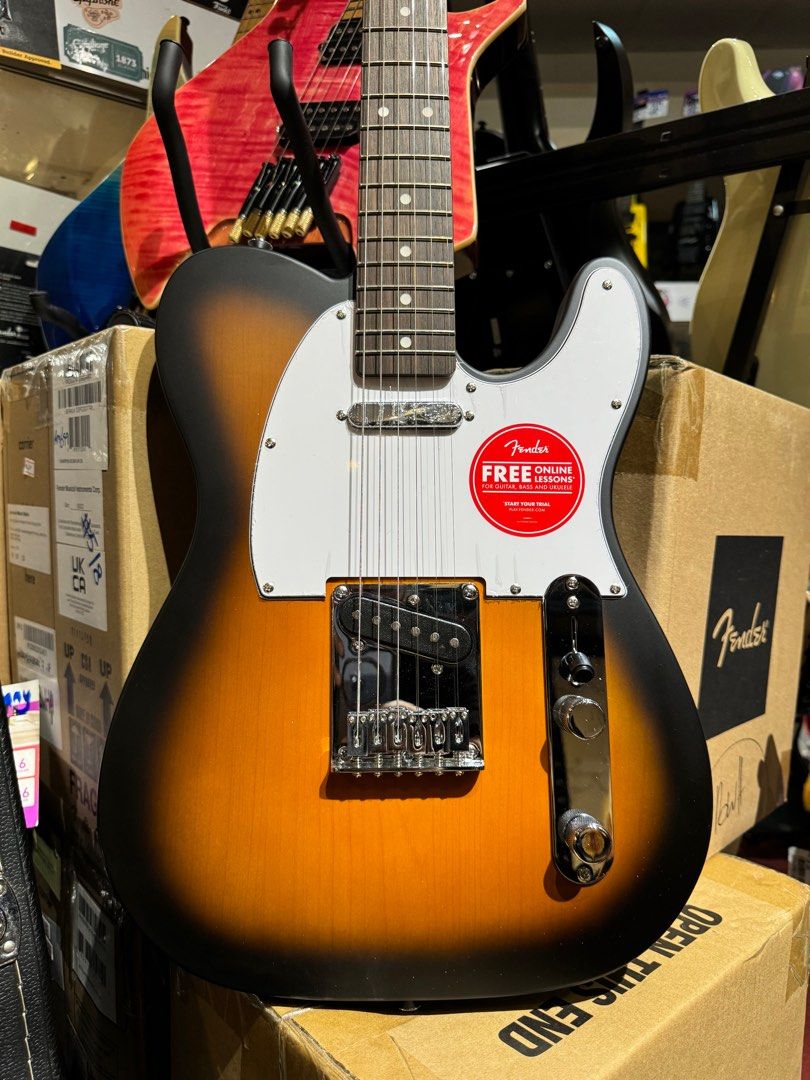 Squier Debut Series Telecaster Electric Guitar, Laurel FB, 2-Colour ...