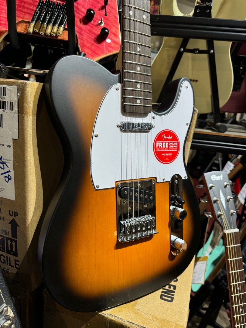 Squier Debut Series Telecaster Electric Guitar, Laurel FB, 2-Colour ...