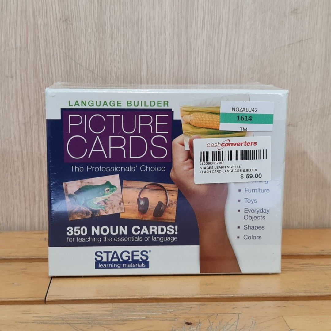 Stages Learning Language Builder 350 Noun Picture Cards, Hobbies & Toys ...