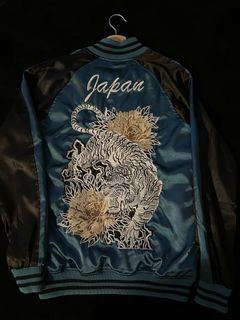 Sukajan Japanese Traditional Koi Fish Jacket, Men's Fashion, Coats ...
