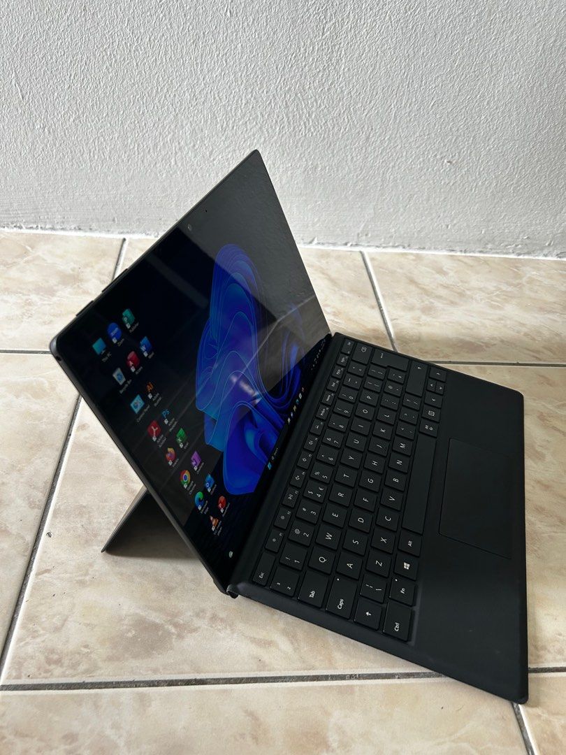 Surface pro 7 ( Black Edition ) 8/256 display set, Computers & Tech ...