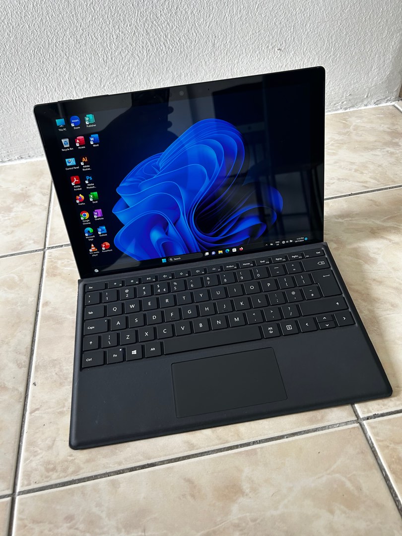 Surface pro 7 ( Black Edition ) 8/256 display set, Computers & Tech ...