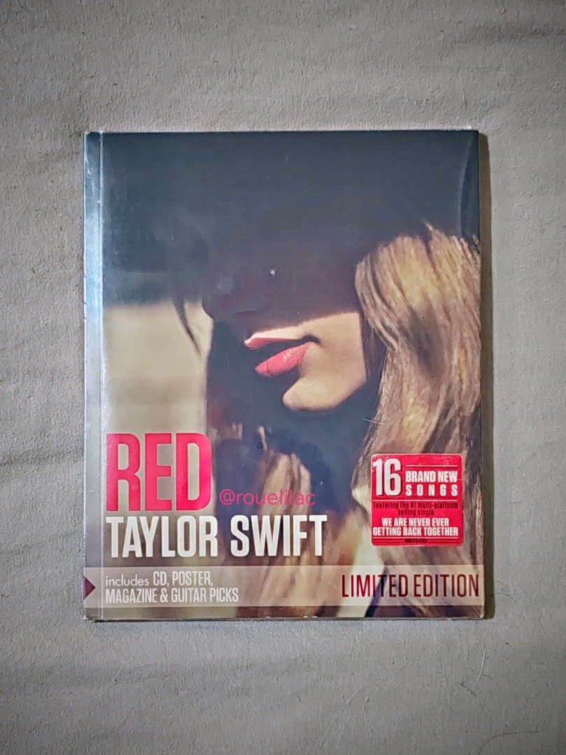 TAYLOR SWIFT RED LIMITED EDITION ZINEPAK US EDITION CD, Hobbies & Toys ...