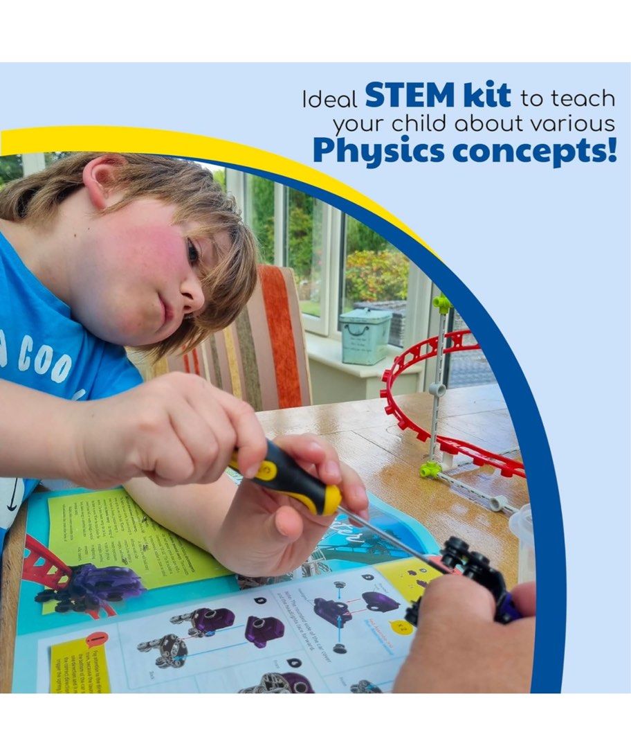 Thames & Kosmos Roller Coaster Engineering STEM Kit | Design, Build ...