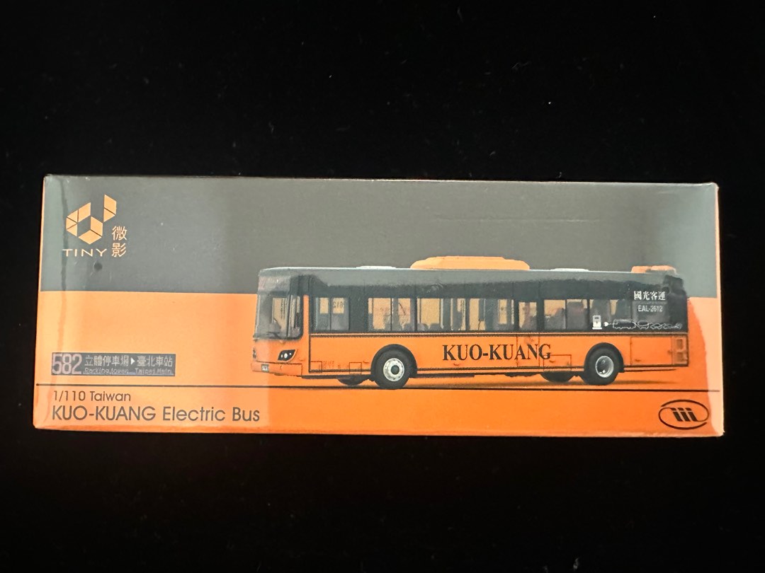 TINY 全新 國光成運 KUO KUANG Electric Bus 電巴 台北限定 巴士 巴士模型 微影, 興趣及遊戲, 玩具 & 遊戲類 ...