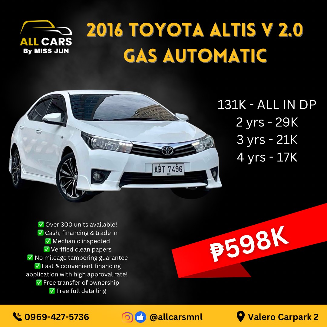 Toyota Corolla Altis 1.6 Auto, Cars for Sale, Used Cars on Carousell