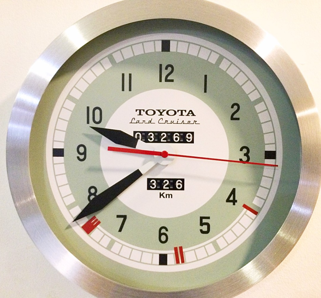 Toyota Land Cruiser Wall Clock - Vintage Style Souvenir Decor Clock ...