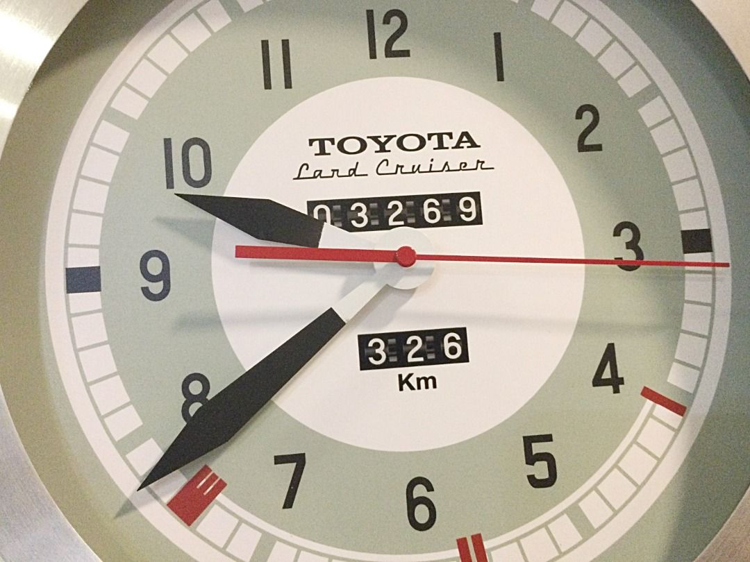 Toyota Land Cruiser Wall Clock - Vintage Style Souvenir Decor Clock ...