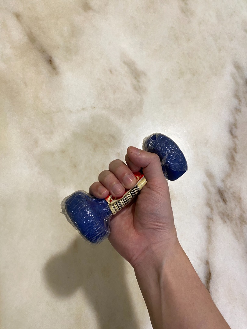Trojan 1kg Soft Touch Dumbell, Sports Equipment, Exercise & Fitness ...