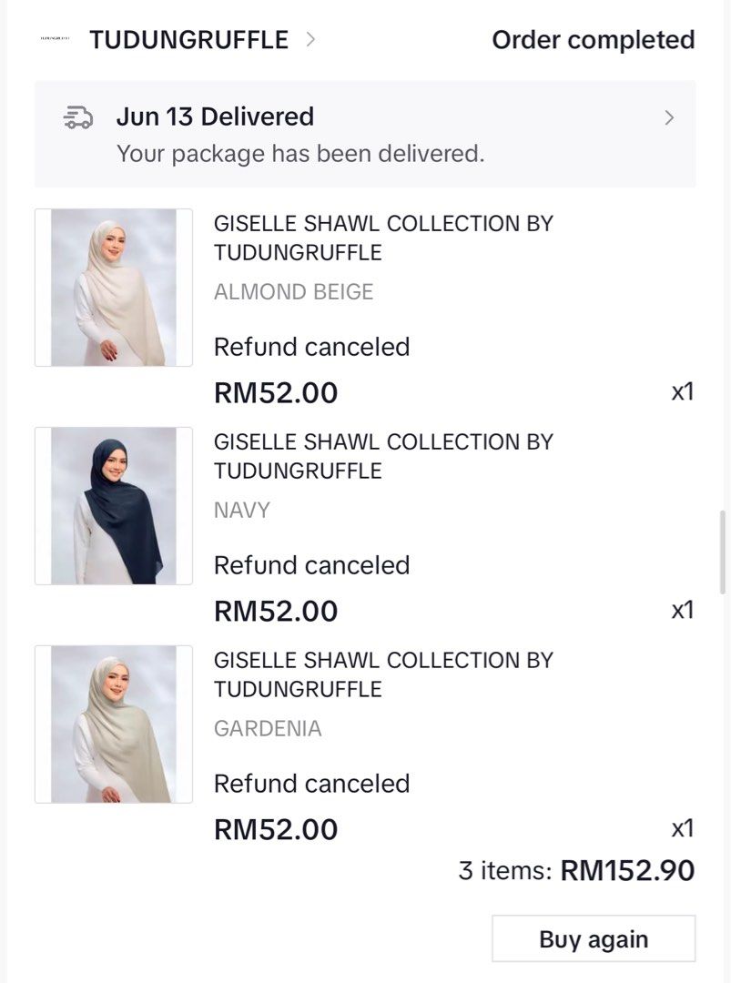 TUDUNG RUFFLE GISELLE, Women's Fashion, Muslimah Fashion, Hijabs on ...