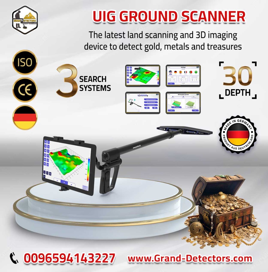 Uig Ground Scanner, a gold and treasure detection device with imaging ...