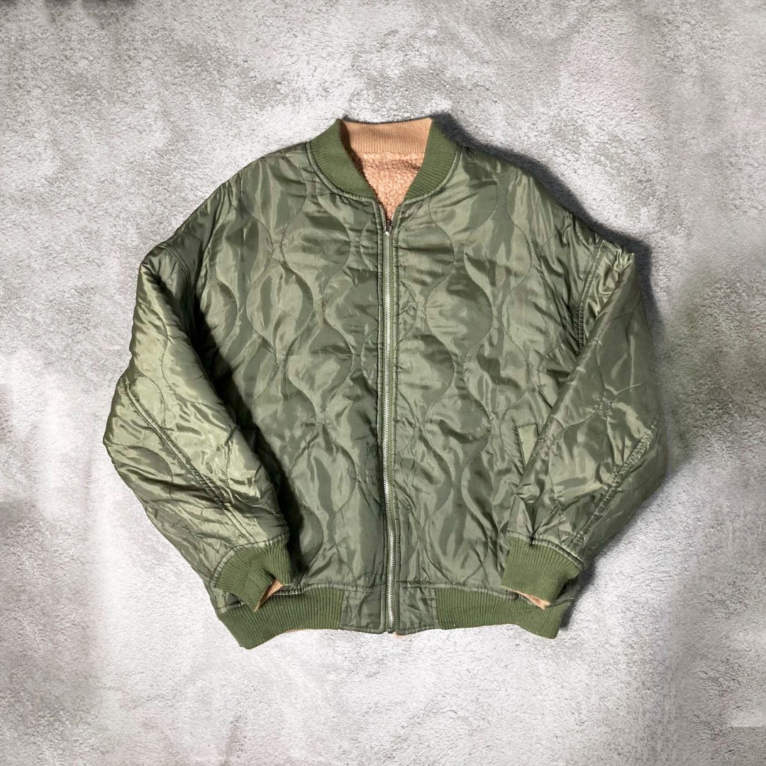 Vintage japanese surplus quiltted reversible military jacket, Men's ...