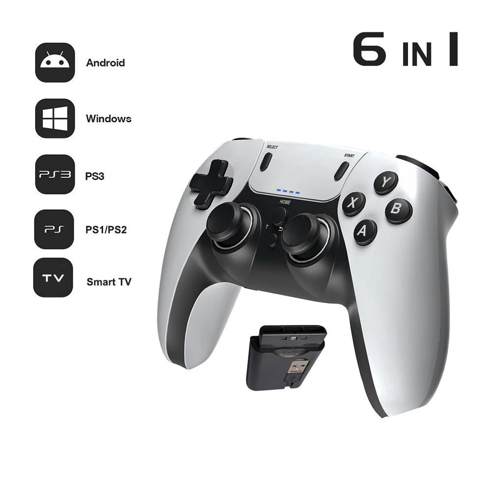 Wireless Gaming Controller For Ps1 Ps2 Ps3 Pc Android Wireless Controller Video Game Handheld 3126