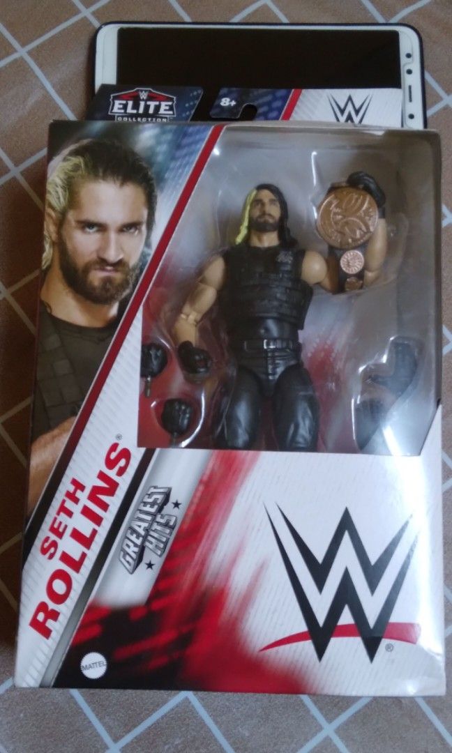 WWE SHF SETH ROLLIN, Hobbies & Toys, Toys & Games on Carousell