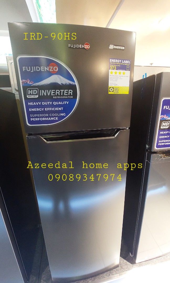 FUJIDENZO REFRIGERATOR INVERTER & NON INVERTER BOTTOM FREEZER SIDE BY ...