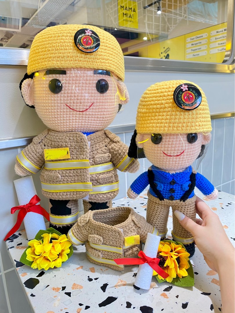 客製化 獨一無二！香港消防員畢業公仔 passing out 消防員公仔#消防員#fireman 好評如潮！紀念價值高！全人手製作！請支持 ...