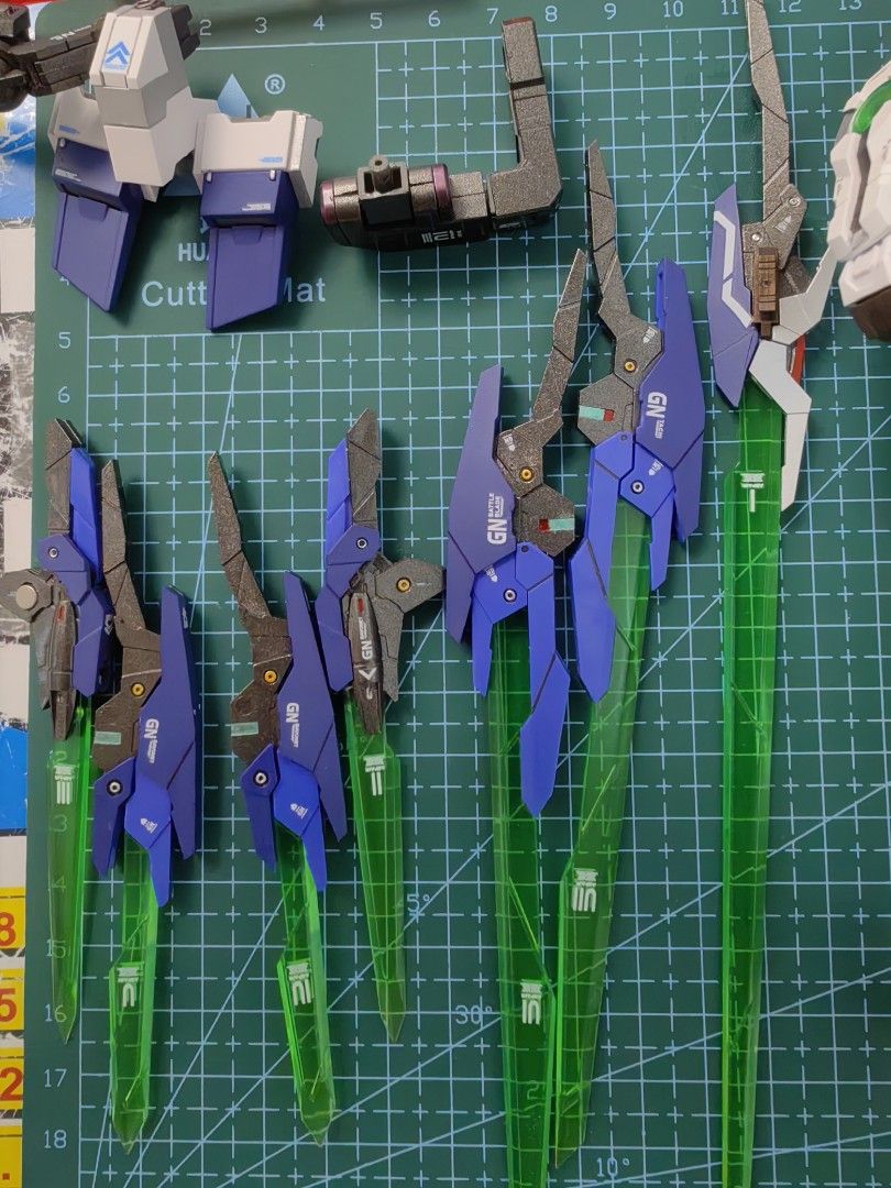達達 能天使 Repair IV Exia R4 全噴塗上色模型完成品 送支架 非 Bandai RG MG HG, 興趣及遊戲, 玩具 ...
