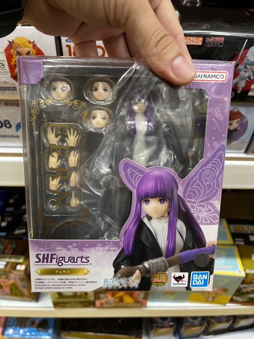 代理版 BANDAI 萬代 S.H.Figuarts SHF 葬送的芙莉蓮 費倫 Fern, 書籍、休閒與玩具, 玩具、公仔、桌遊在旋轉拍賣
